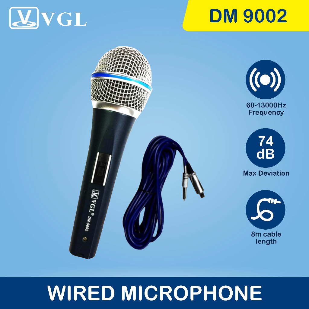 Dm-9002 Microphone Hype-Capdiod Dynamic, Professional Hi-fidelity, 8 ...