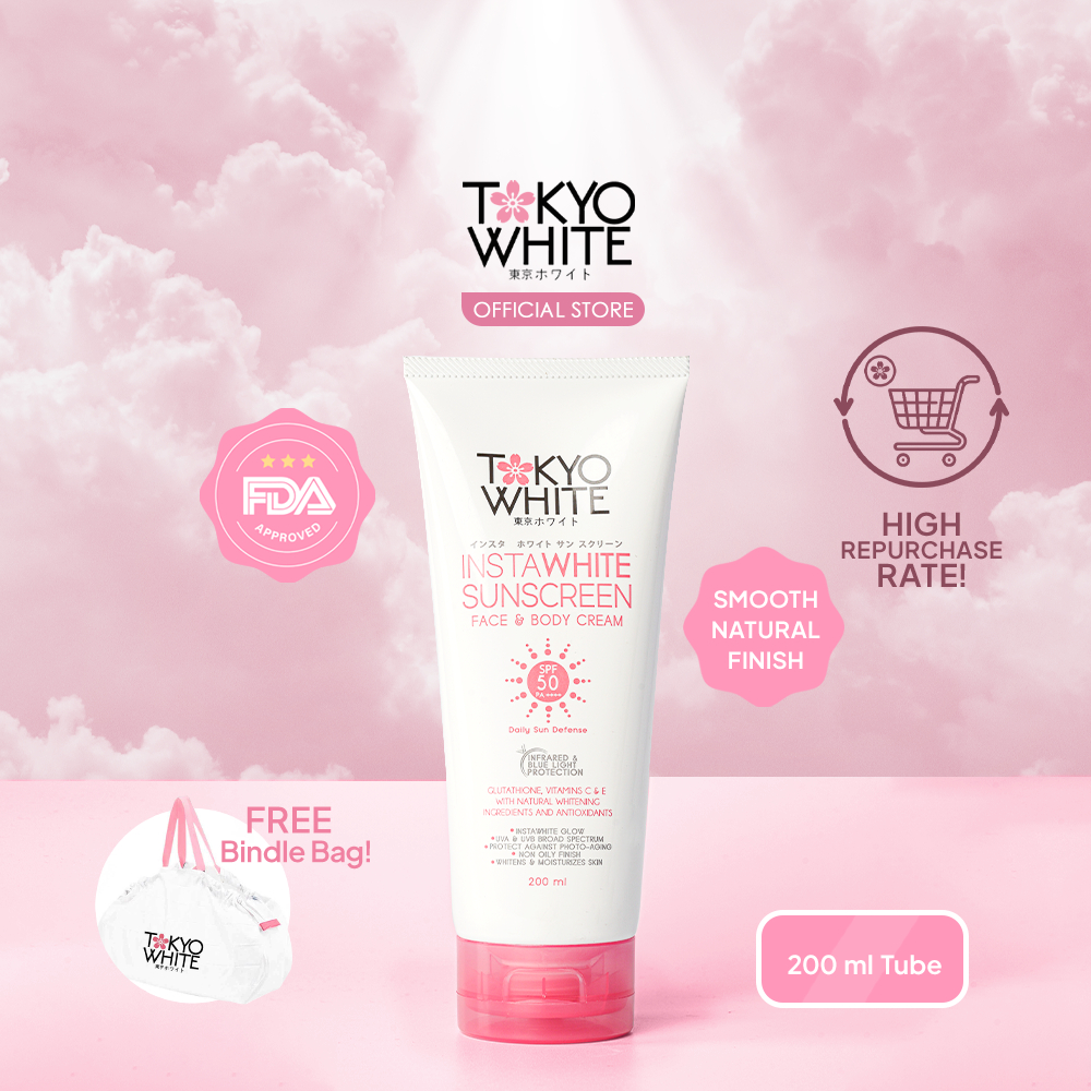Tokyo White InstaWhite Sunscreen Face & Body Cream with SPF 50 PA ...