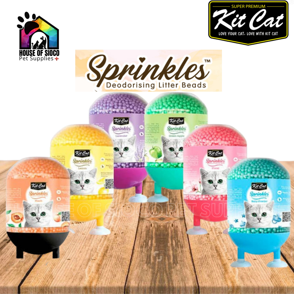 Kit Cat Sprinkles Deodorizing Litter Beads 240g | Shopee Philippines