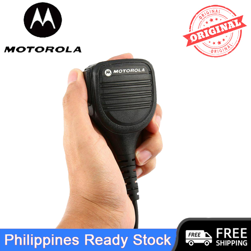 Motorola Original 2 PIN Speaker Mic Two Way Radio Walkie Talkie Hand ...