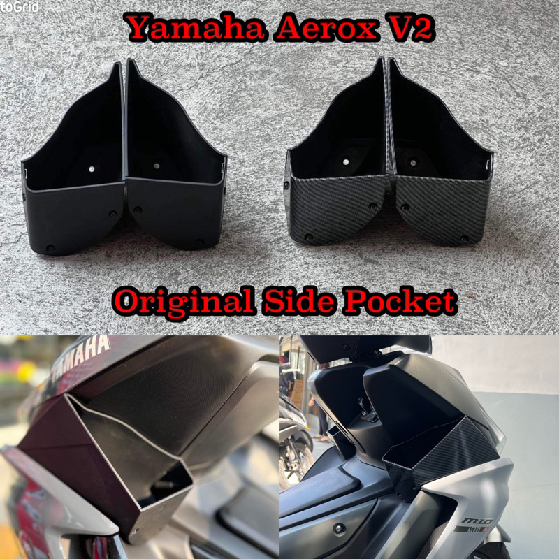 New Yamaha Aerox V2 Original Side Pocket | Shopee Philippines