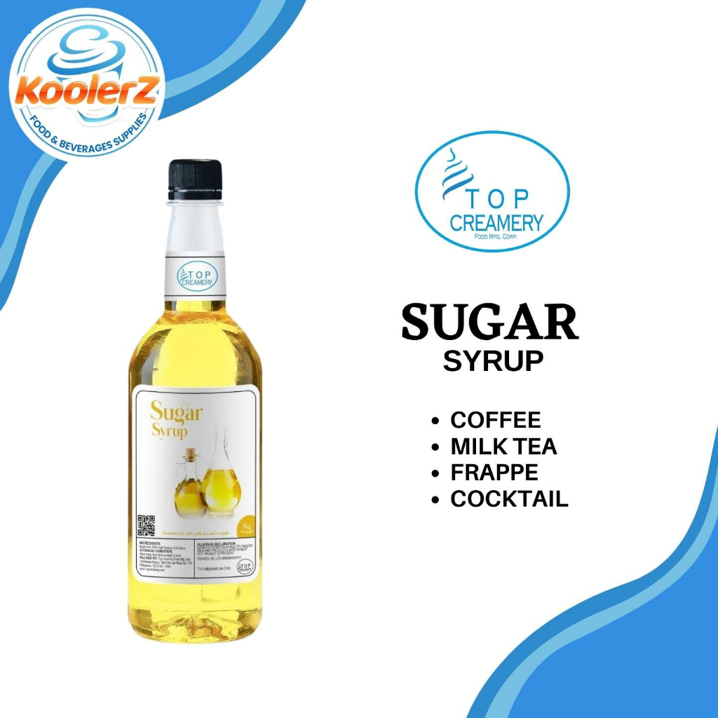 Top Creamery Sugar Syrup 750ml | Shopee Philippines