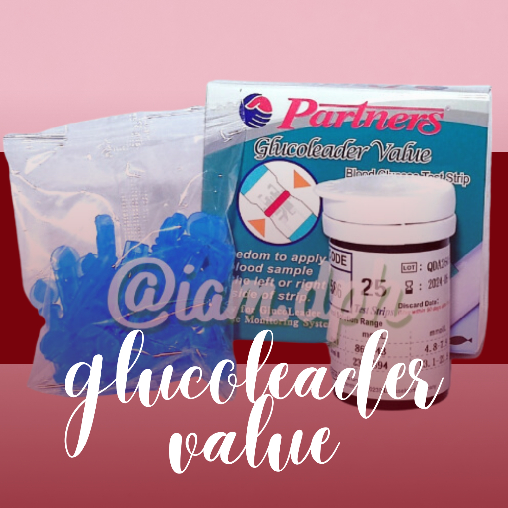 Glucoleader [Code 596] Value Test Strips [Glucometer Partners] - 25pcs ...
