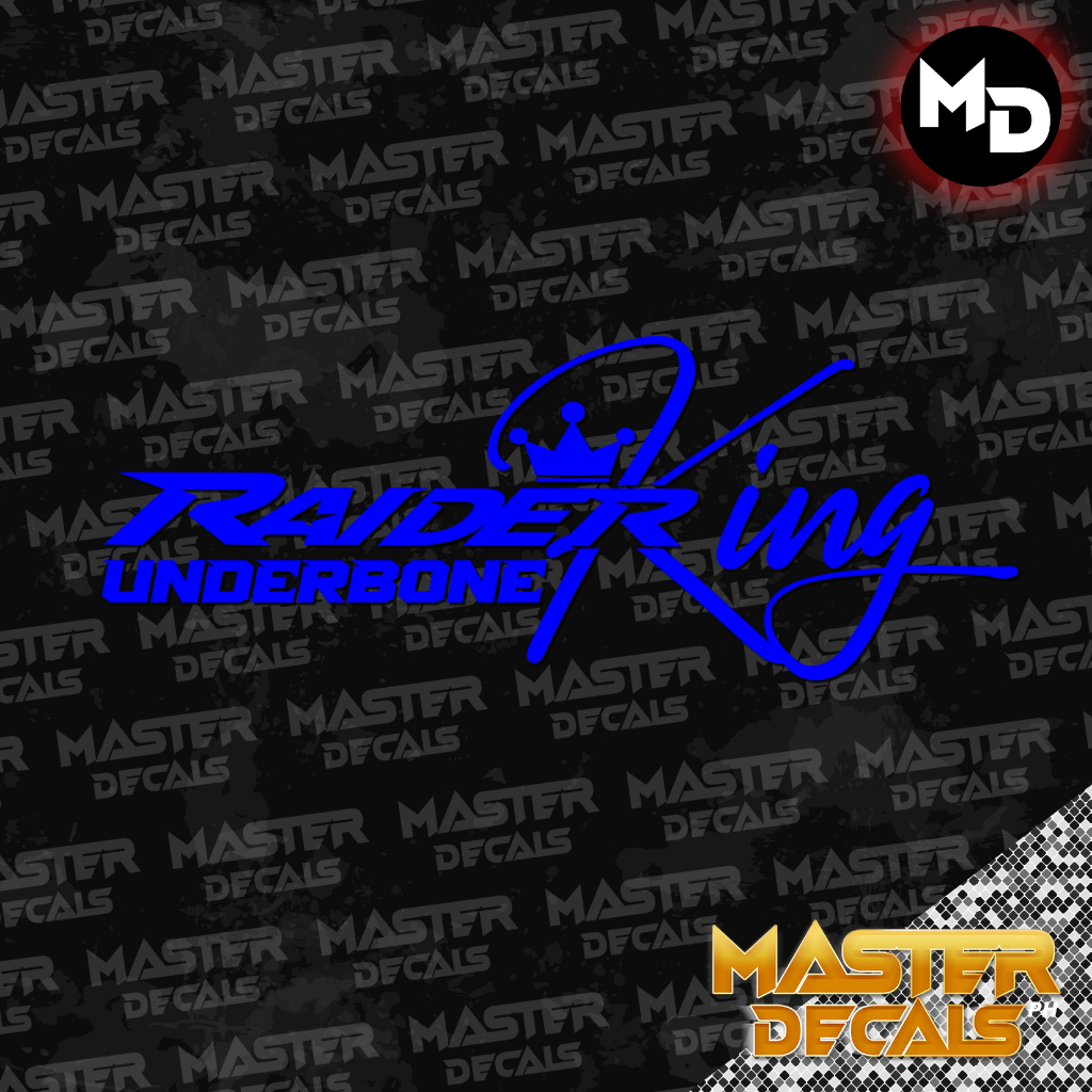 Raider King of Underbone Sticker | Shopee Philippines