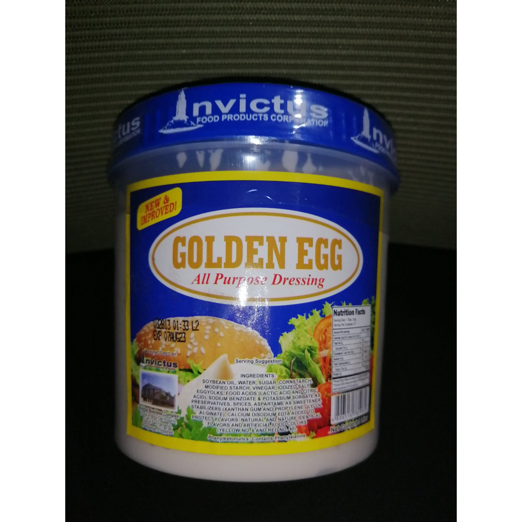 Invictus Golden Egg Mayo 1kg | Shopee Philippines