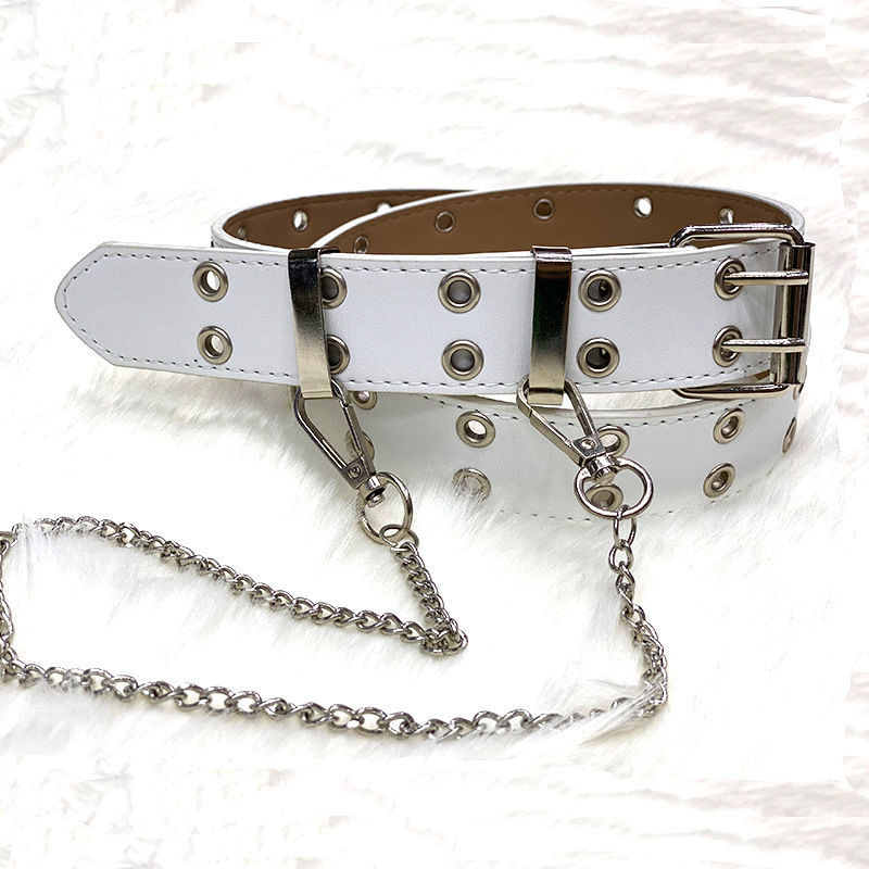 H-#39 Punk Rock Hip Hop Style Belt Fashion Personality Belt Chain ...