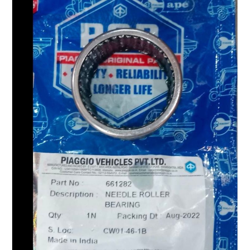KGC - Needle Roller Bearing Piaggio Parts (for F.I. gas and diesel xtra dac 435cc) | Shopee ...