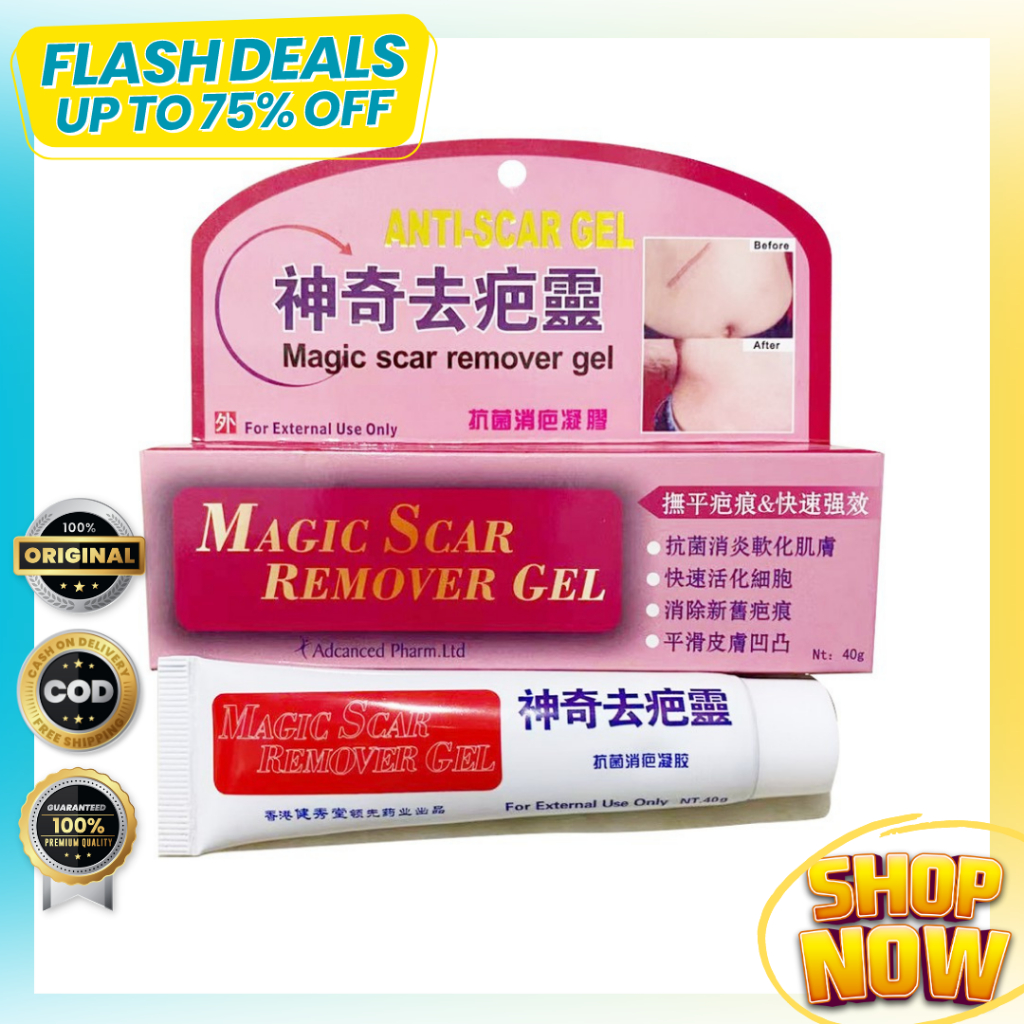 Original 100% Authentic Magic Scar Remover Gel Anti-Scar 40g Original ...