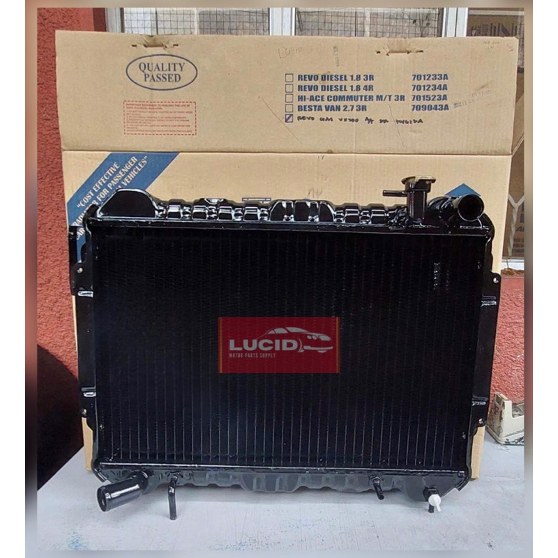 Radiator Revo Gas 1rz engine automatic Evercool Alpha | Shopee Philippines