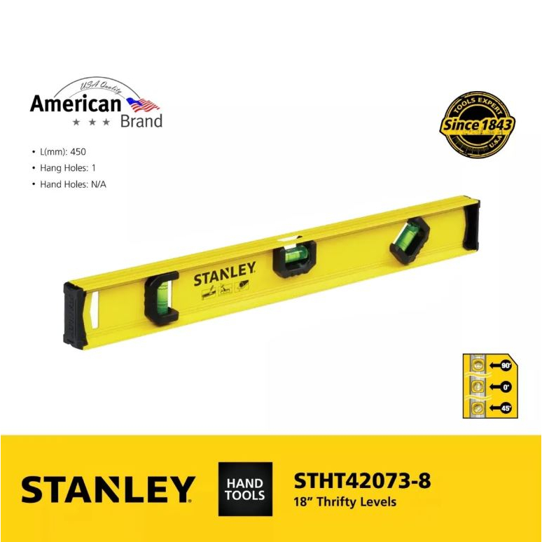 Stanley Level I Beam Top Read 18 Inches 3 Vials (STSTHT420738) | Shopee ...