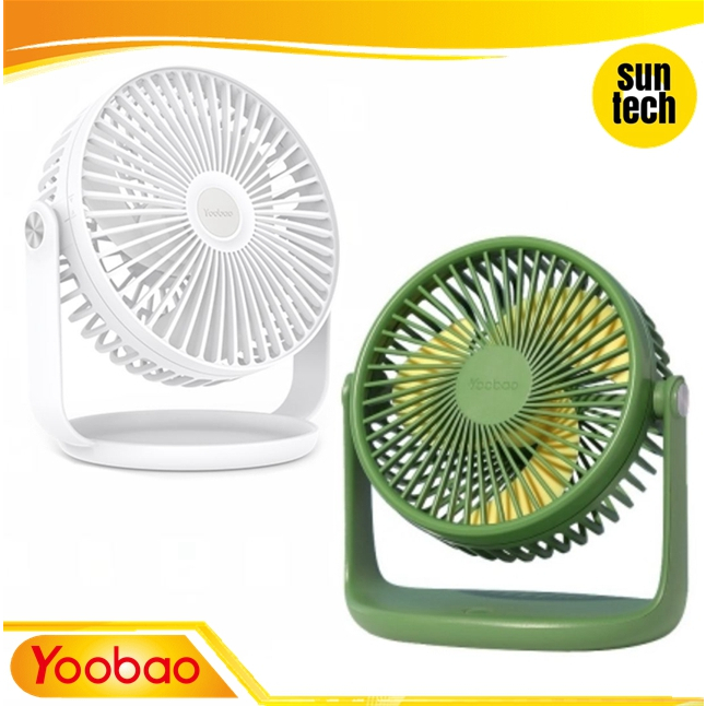 Yoobao F2 Pro 10000mAh Rechargeable Strong Wind Desktop Mini Fan Type-C ...
