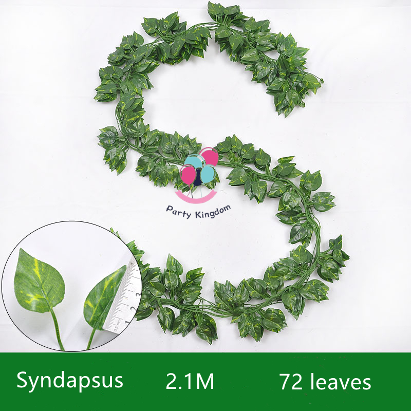 INS Balloon Leaves Set Happy Birthday Anniversary Banner Monstera ...