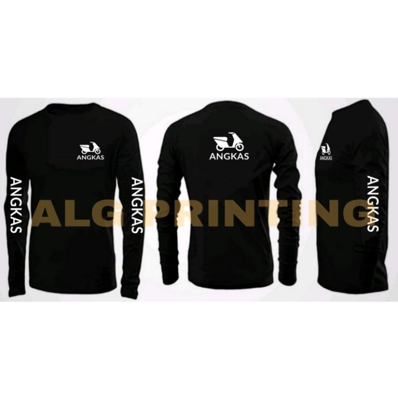 ANGKAS FULL BLACK LONGSLEEVE | Shopee Philippines