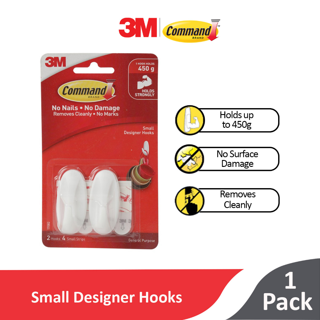 3M Command Small Designer Hooks [MCOM17082] | Shopee Philippines