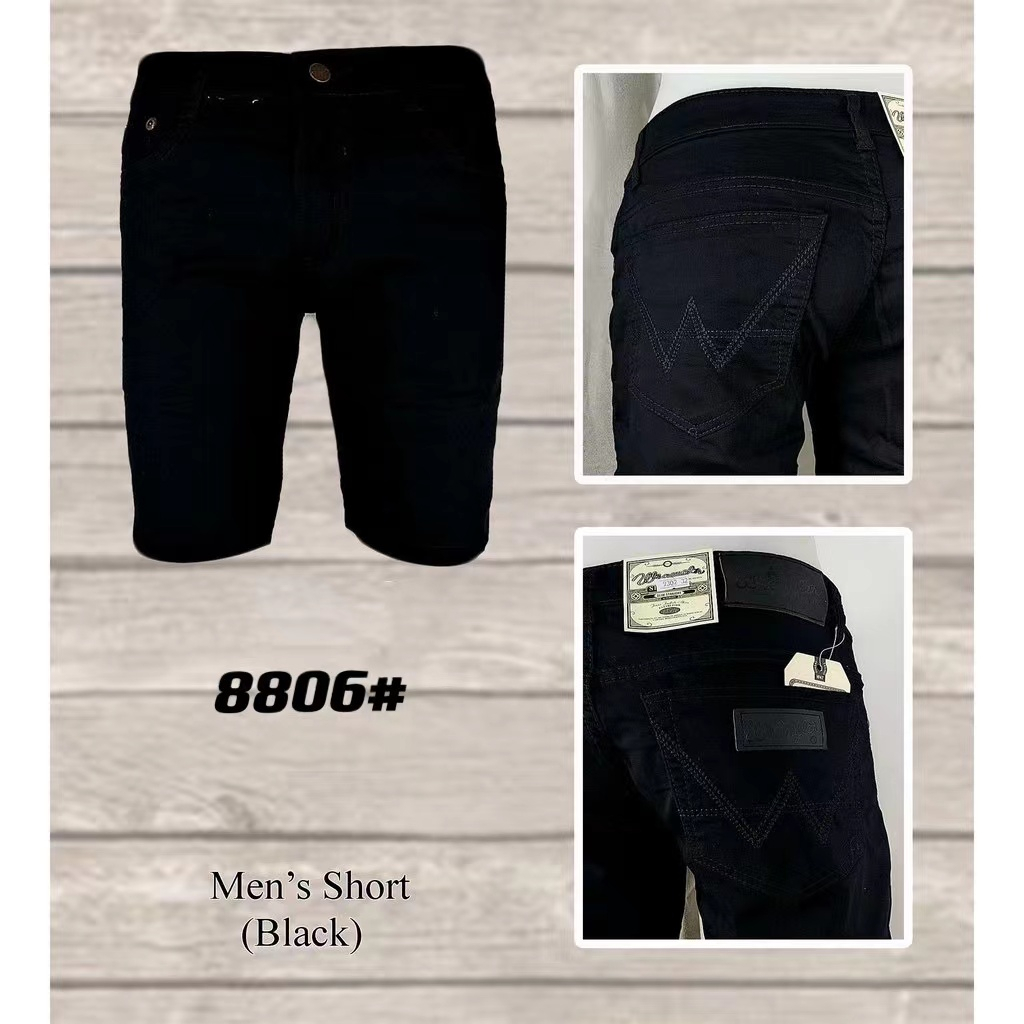 8806# Maong Plain Shorts Casual Men's Short Stretchable Shorts For Men ...