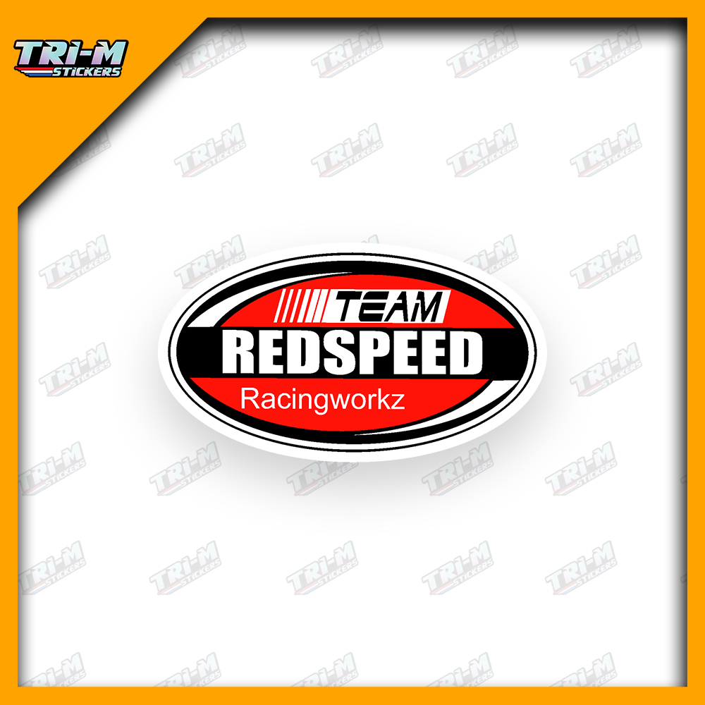 Red Speed Thai Sticker Motorcycle Design Sticker Tumbler Sticker Car ...