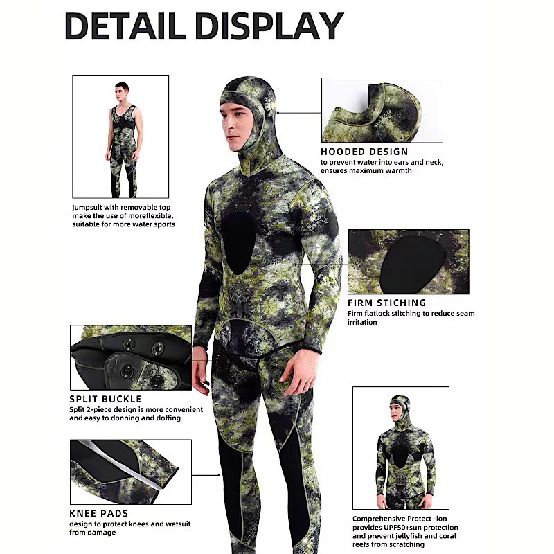 Neoprene 3MM cold-proof warm men's diving suit | Shopee Philippines