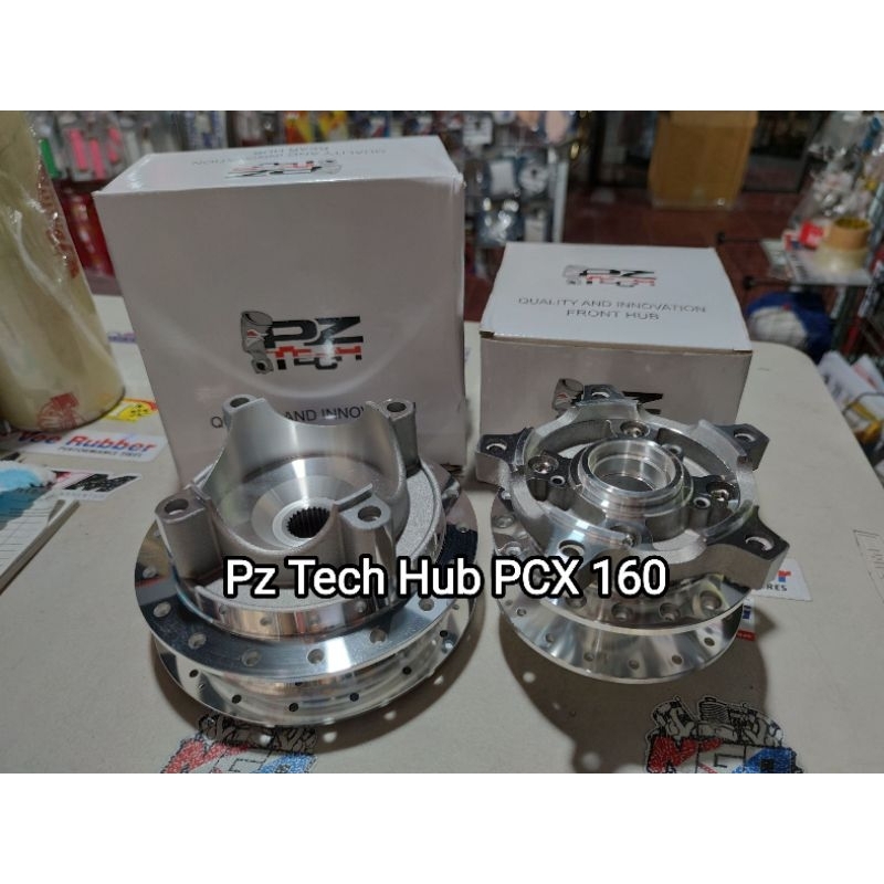 Pztech hub set Honda Pcx160 chrome | Shopee Philippines