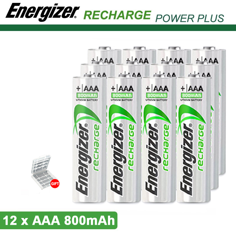 Energizer AA/AAA Rechargeable Battery 1.2V Ni-MH NiMH 2000mAh 800mAh 4 ...