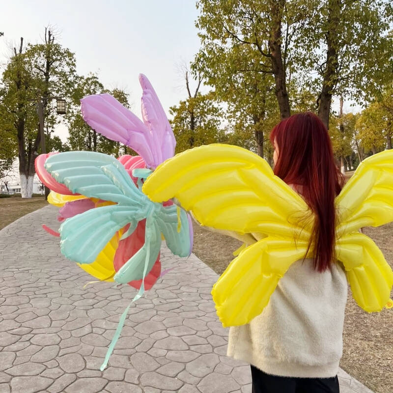 1pcs Butterfly Wings Angel Wing Aluminum Foil Balloon Birthday Party ...