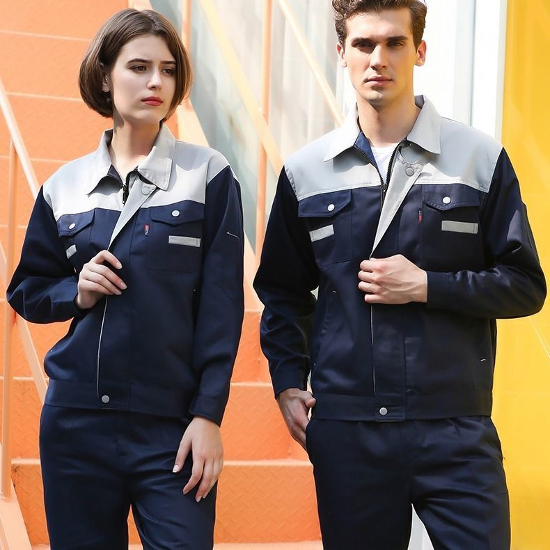 Safety Jacket Workwear Work clothes mechanic uniforms men and women ...