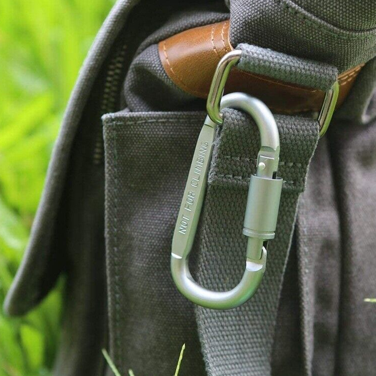 Muscle Club Safety Carabiner Hook Stuff Holder Srew Lock Feature Safety ...
