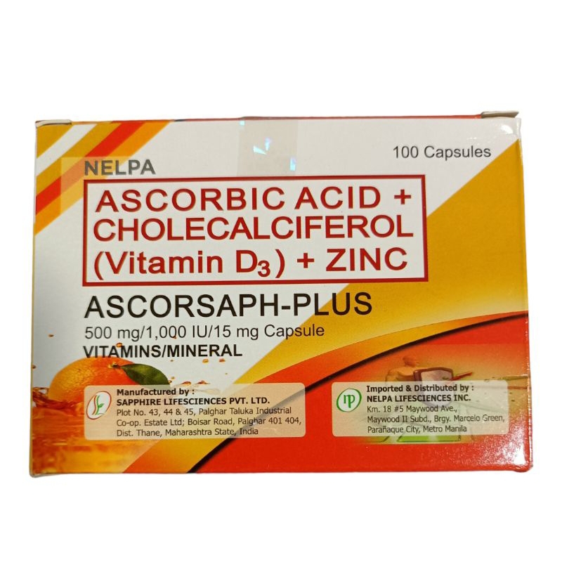 Ascorbic Acid as Sodium Ascorbate plus Zinc IMMUMAX / CZNC PLUS D ...