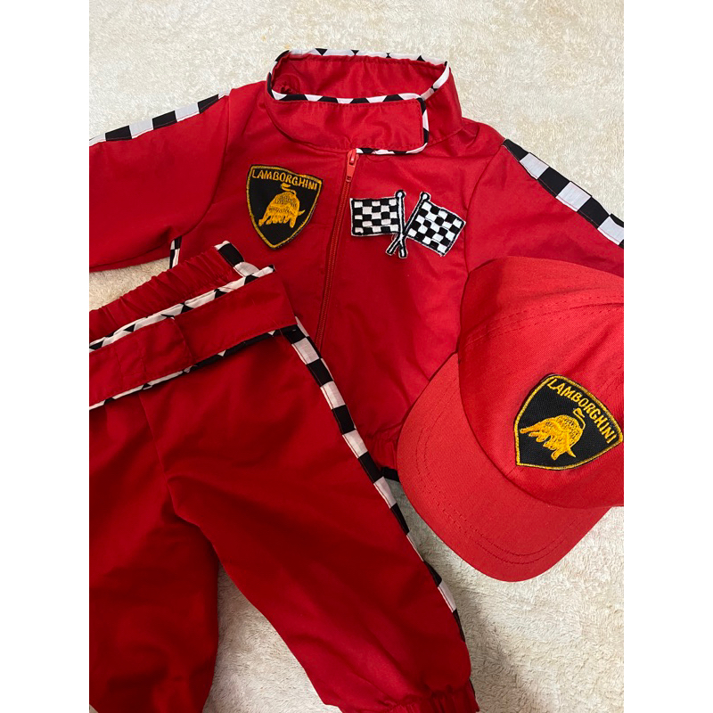 Car Racing Costume (cars mcqueen/hotwheels/Ferrari/lamborghini) Pretend ...