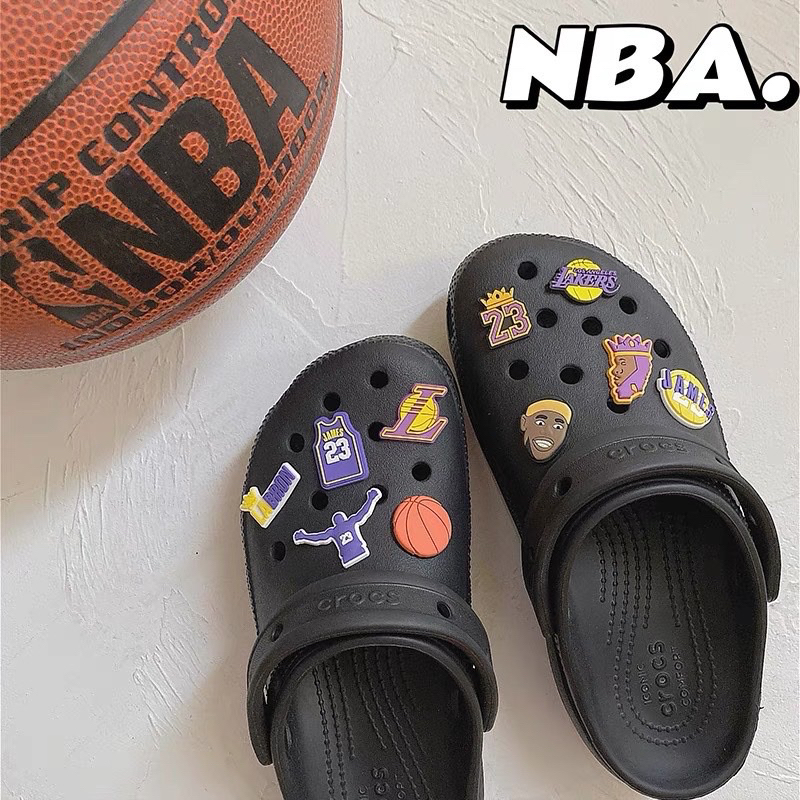 Kayangkaya NBA Star Kobe Bryant/Jordan/LeBron Jibbitz Shoe Charms Pins ...