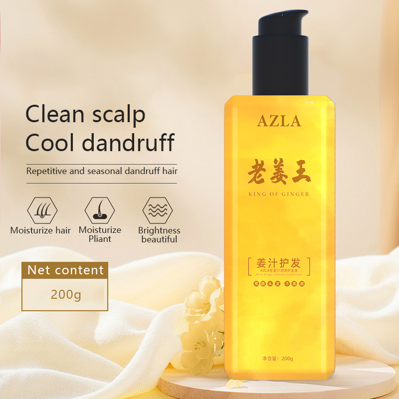 AZLA Ginger Hair Shampoo Fast Regrowth Hair Thick Anti-Hair Loss Anti ...