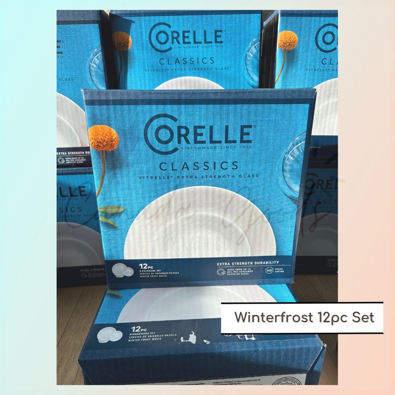 Corelle Dinnerware 12pc Set | Shopee Philippines