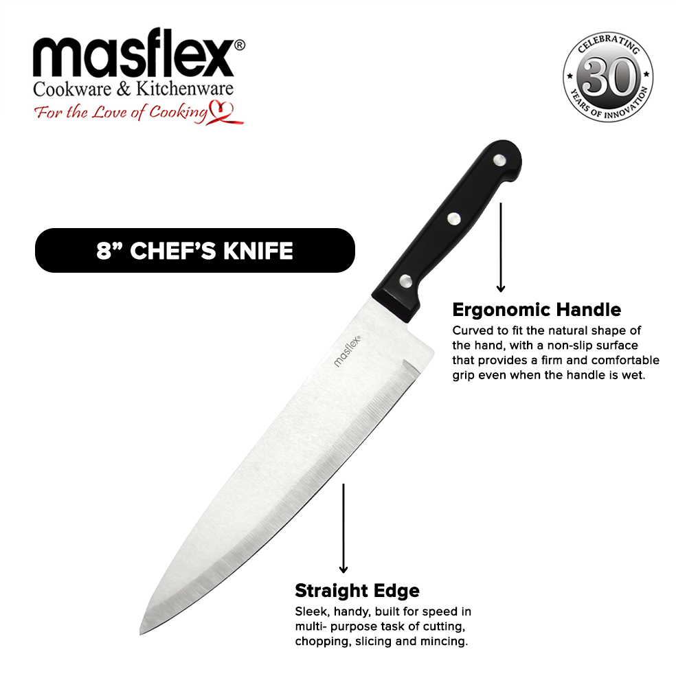 Masflex 8 Inches Chef Knife | Shopee Philippines