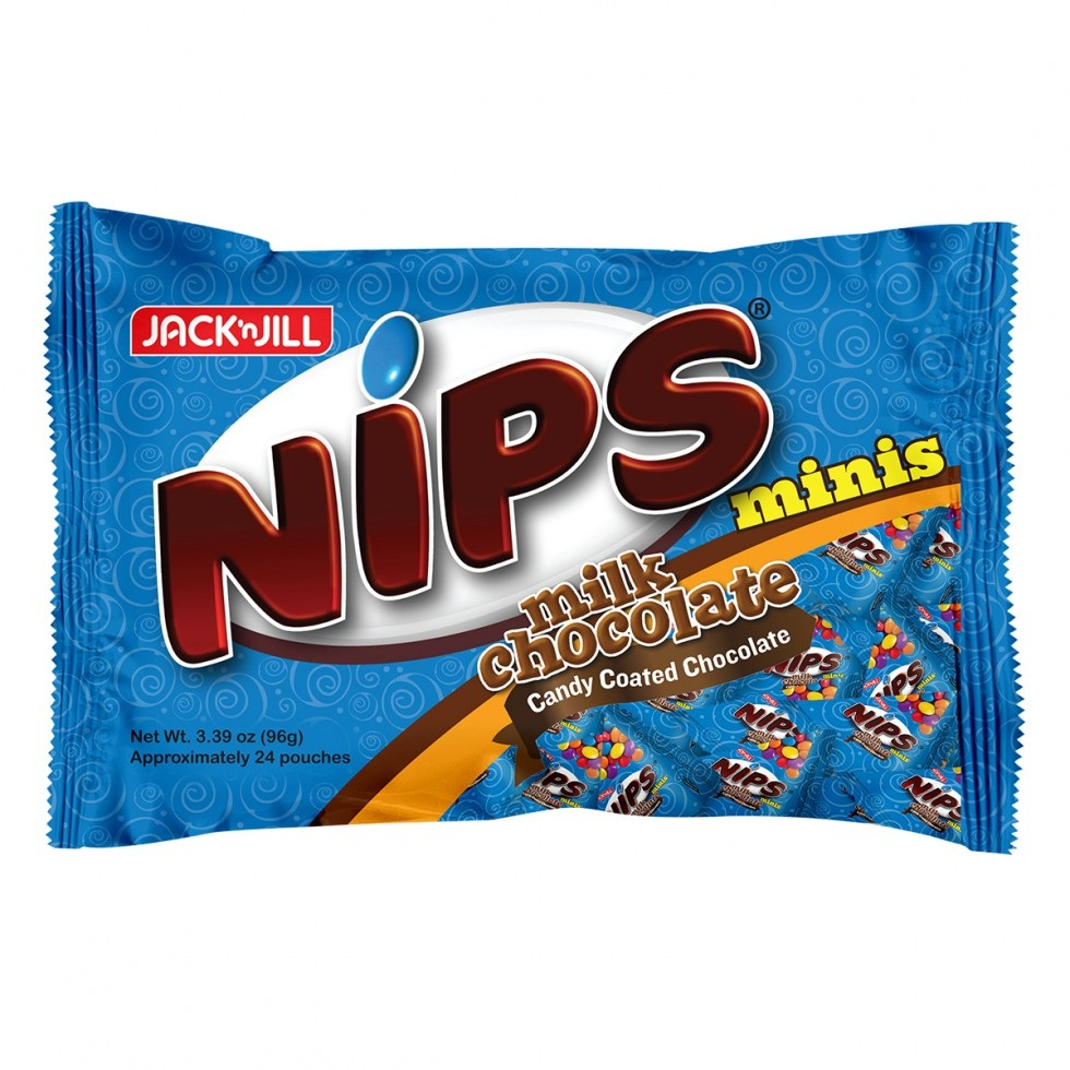 Nips Milk Chocolate Minis 4gx24s | Shopee Philippines