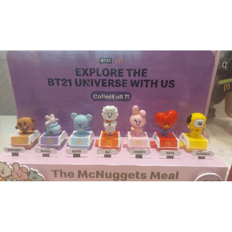BT21 MCDO TOYS PREORDER | Shopee Philippines