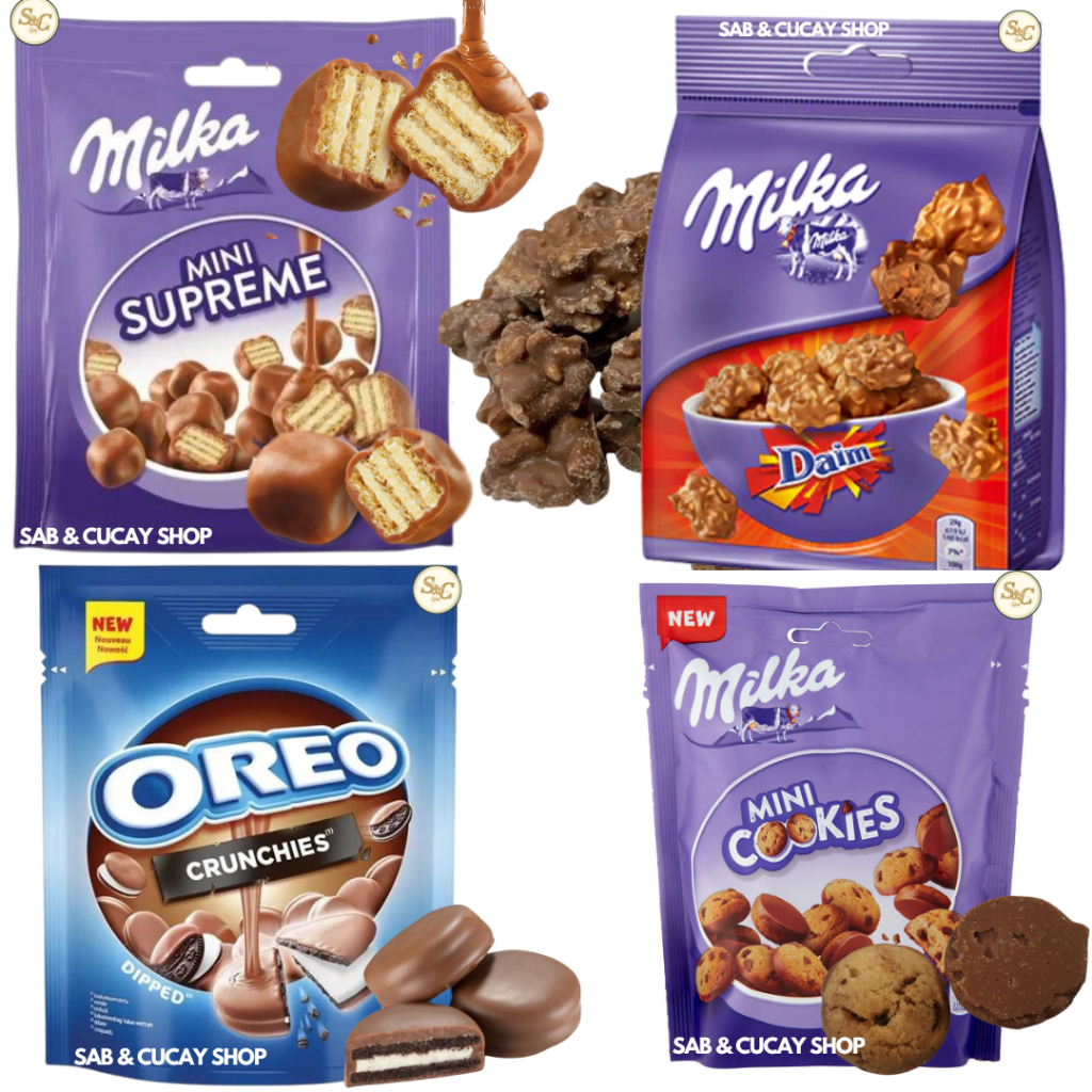 Milka Daim Snax Mini Supreme Wafer Oreo Crunchies | Shopee Philippines