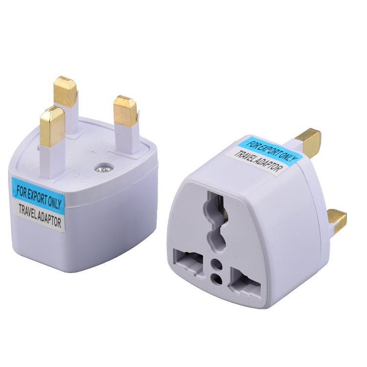 100% Original Lucky UK 3 Pin Tourism Travel Adaptor Conversion Plug ...