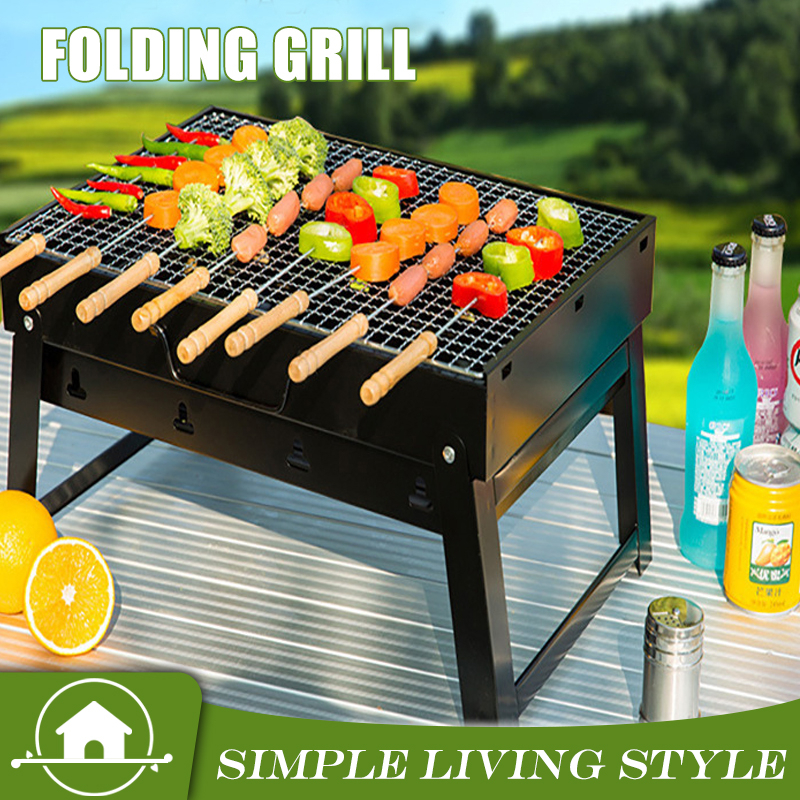 Thickened Folding Barbecue Rack Outdoor Portable Barbecue Stove ...