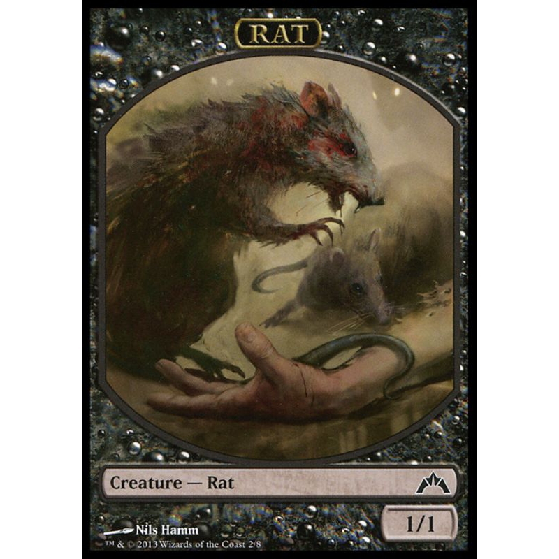 Rat (token) - GTC - Common - MTG Cards (WotC) | Shopee Philippines