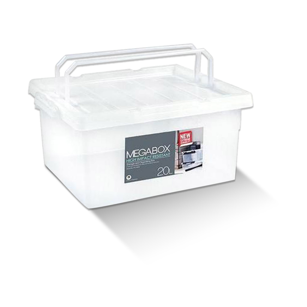 Megabox Storage Box 20 Liters With Handle (Mg-686H) | Shopee Philippines