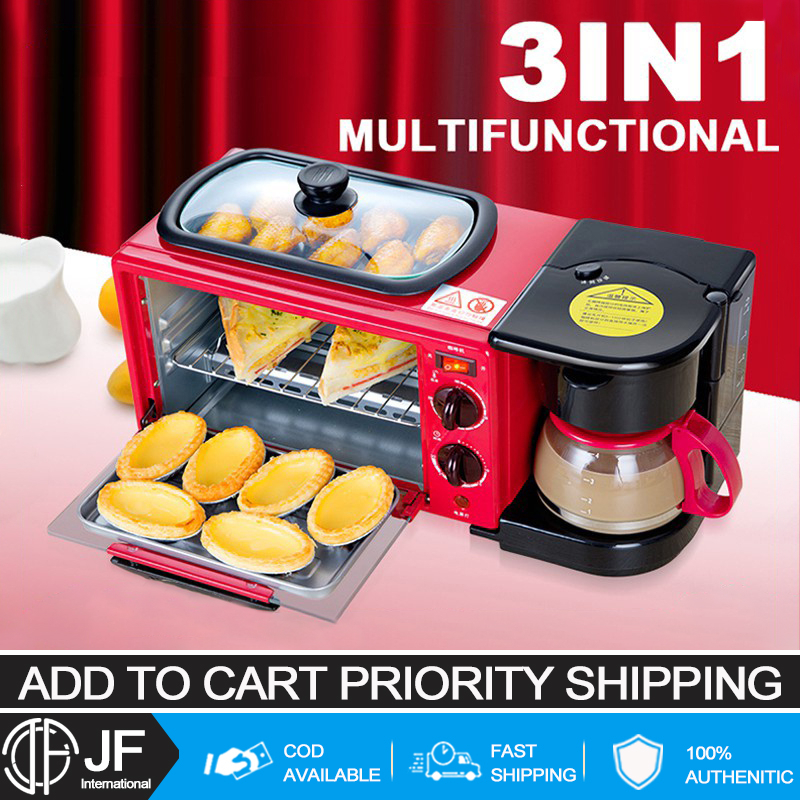 JF Oven 3 in 1 Desktop oven Multi-purpose oven frying pan home toaster ...