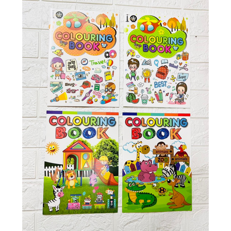 Simple Coloring Book 8pages for Kids Activity Coloring Book for ...