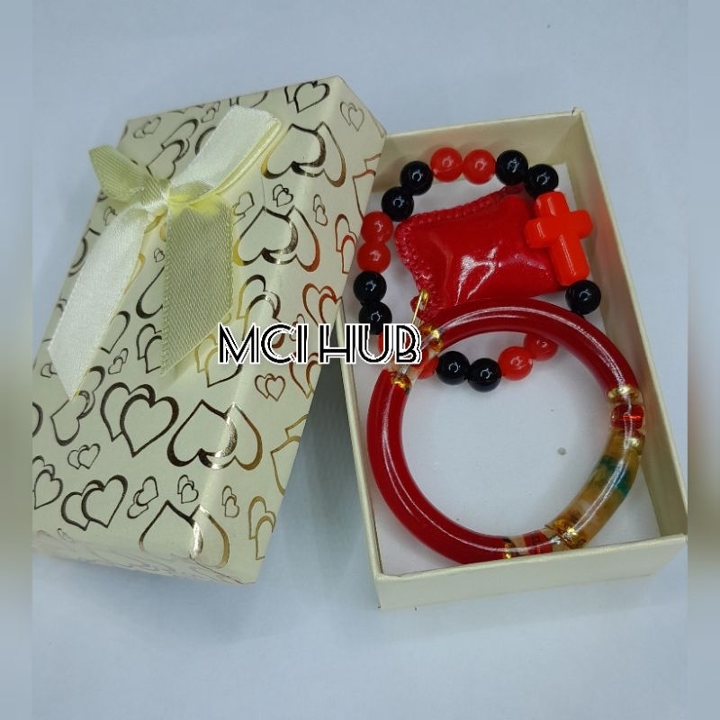 0-3mos.Assorted Bangles and kalmen kontra usog (set 1box) | Shopee ...
