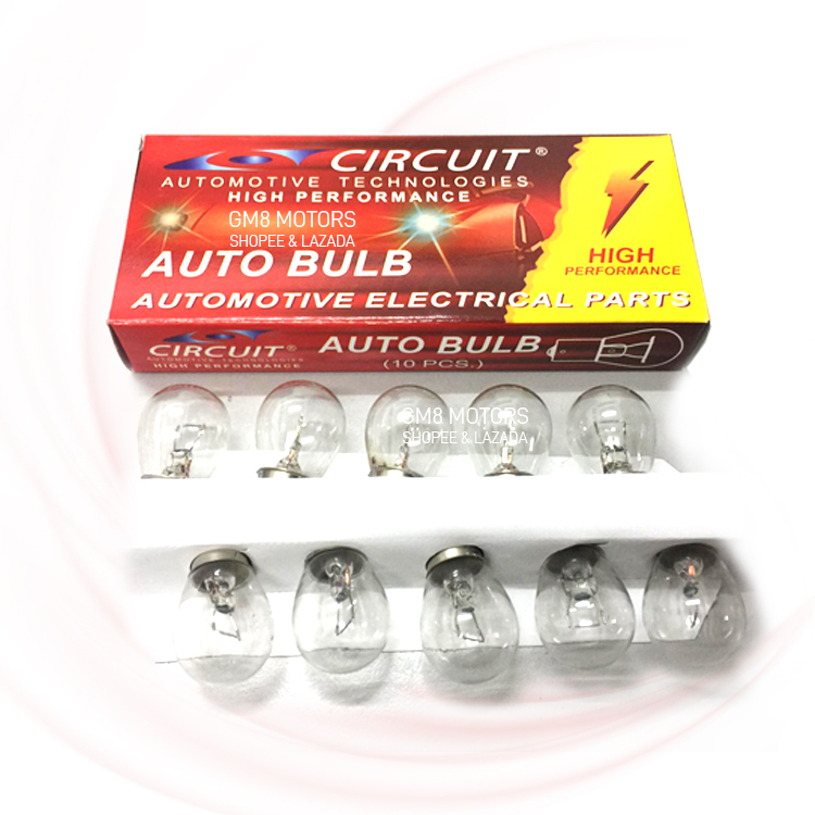 Circuit Auto Bulb 1141 (12v/21w) Single Contact 10pcs | Shopee Philippines
