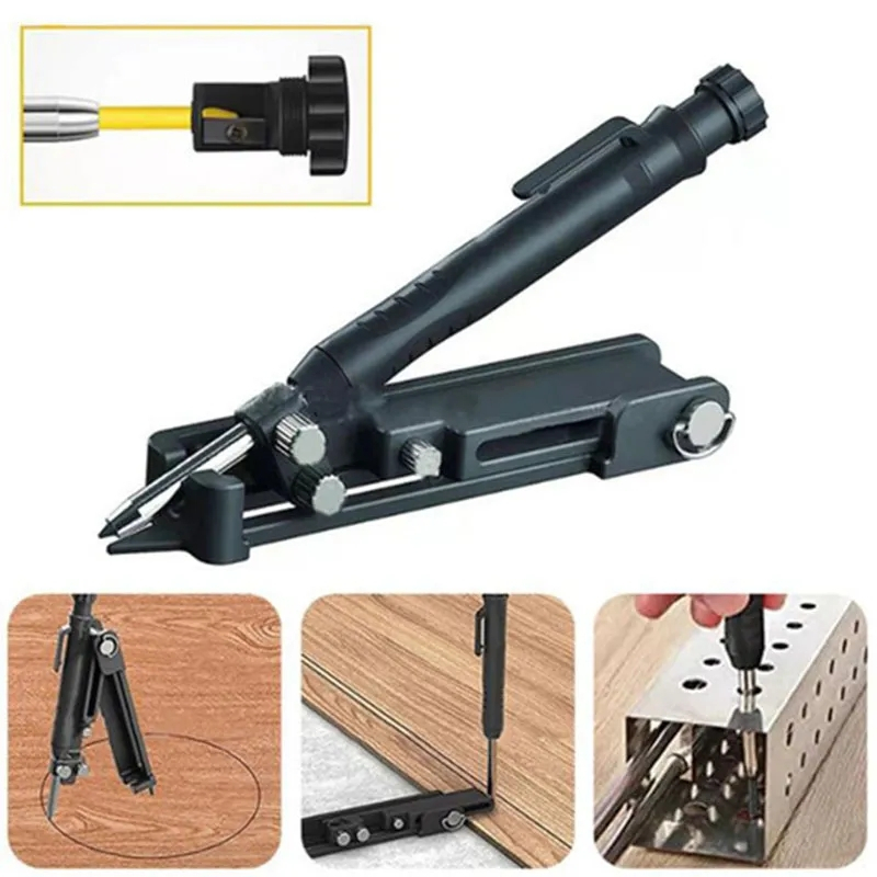 Woodworking Multi-function Drawing tool, Adjustable Plastic/Metal ...