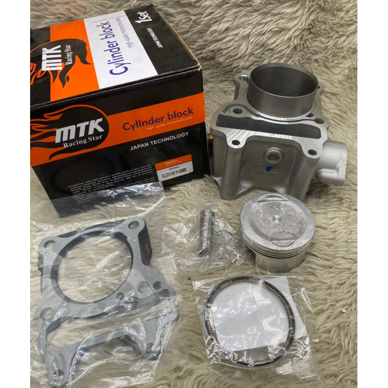 MTK CYLINDER BLOCK FOR CLICK150 FI 60MM | Shopee Philippines
