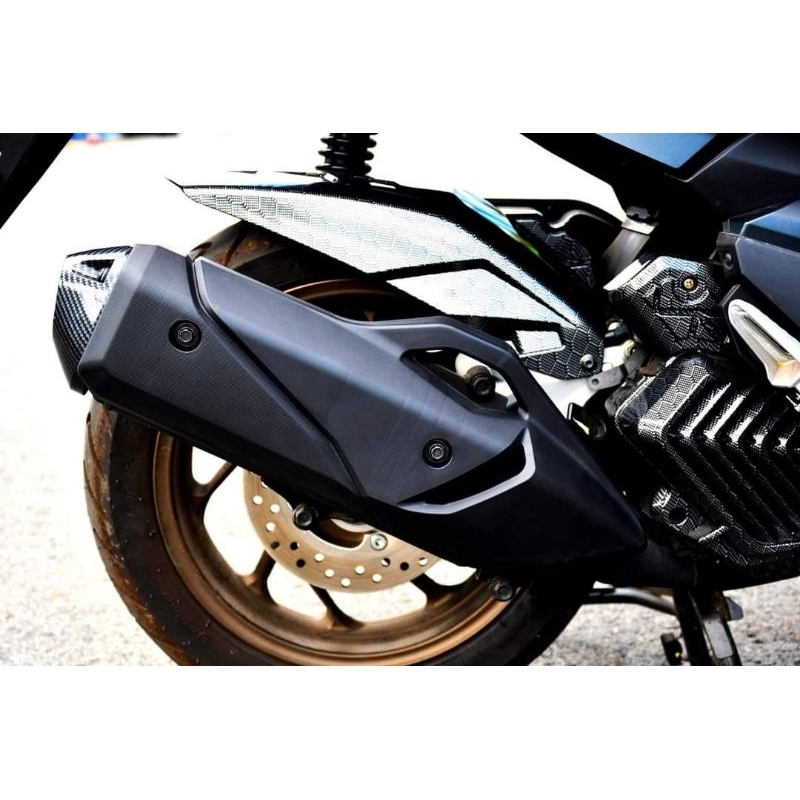 New Honda PCX 160 / Click 160 carbon heatguard (Plug and Play) Original ...