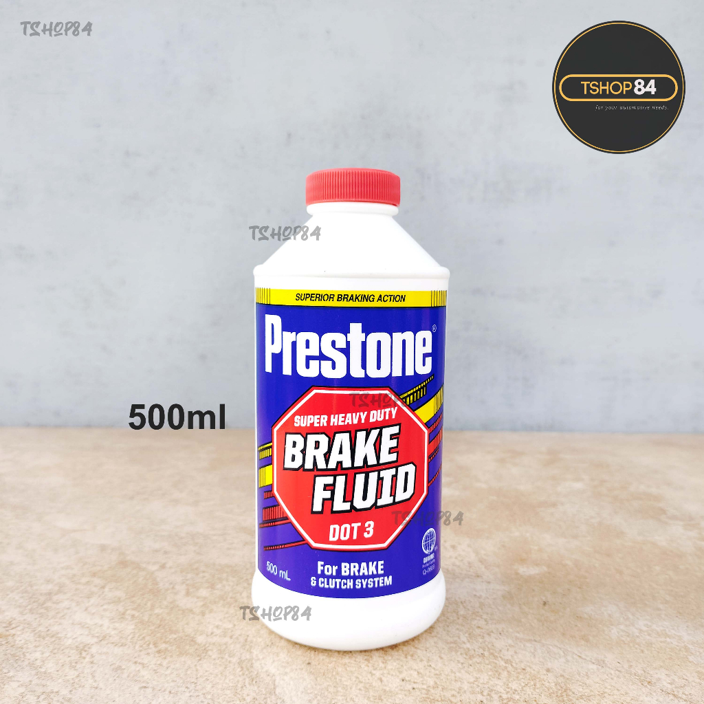 Prestone Brake Fluid DOT3 500mL Bottle | Shopee Philippines