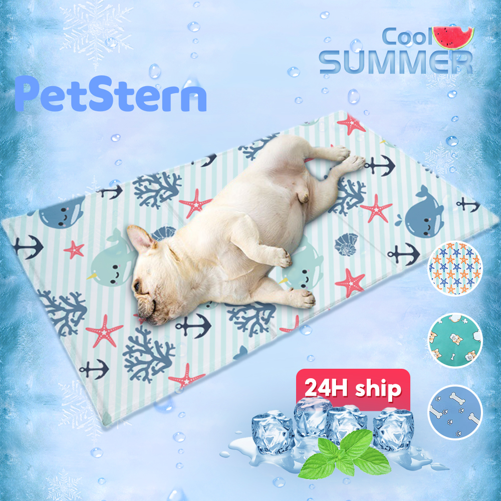 【24H Ship】Pet Cooling Pad For Dogs Gel Ice Pad Summer Quick Cooling ...