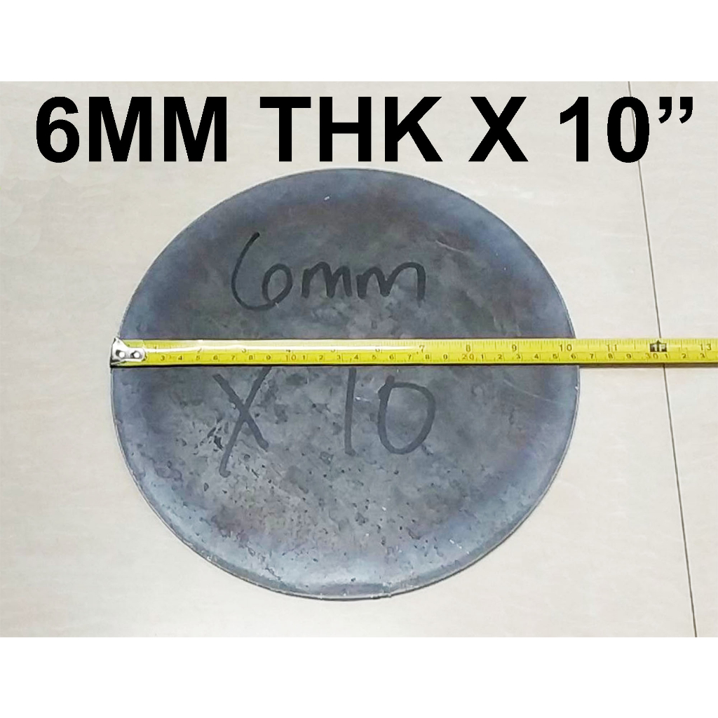 MS BASE PLATE 6MM X 10" MILD STEEL CIRCLE ...