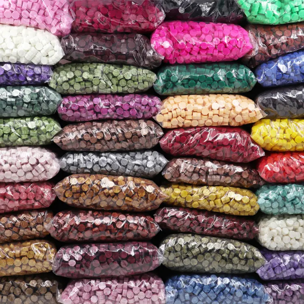 220pcs / 110pcs Seal Wax Beads Octagon Premium Sealing Wax Bead 32g 64g ...